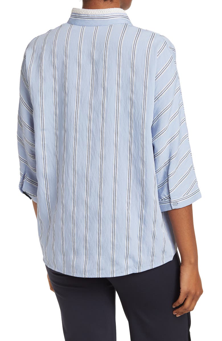 PATRIZIA LUCA Untuck Popover Blouse | Nordstromrack