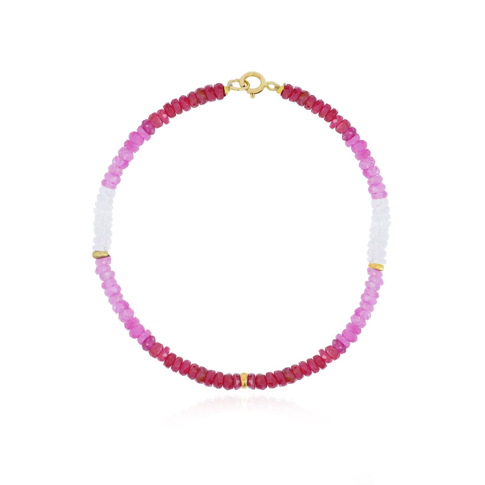 The Lovery Fine Jewelry Ruby Ombre Bead Bracelet | Nordstrom