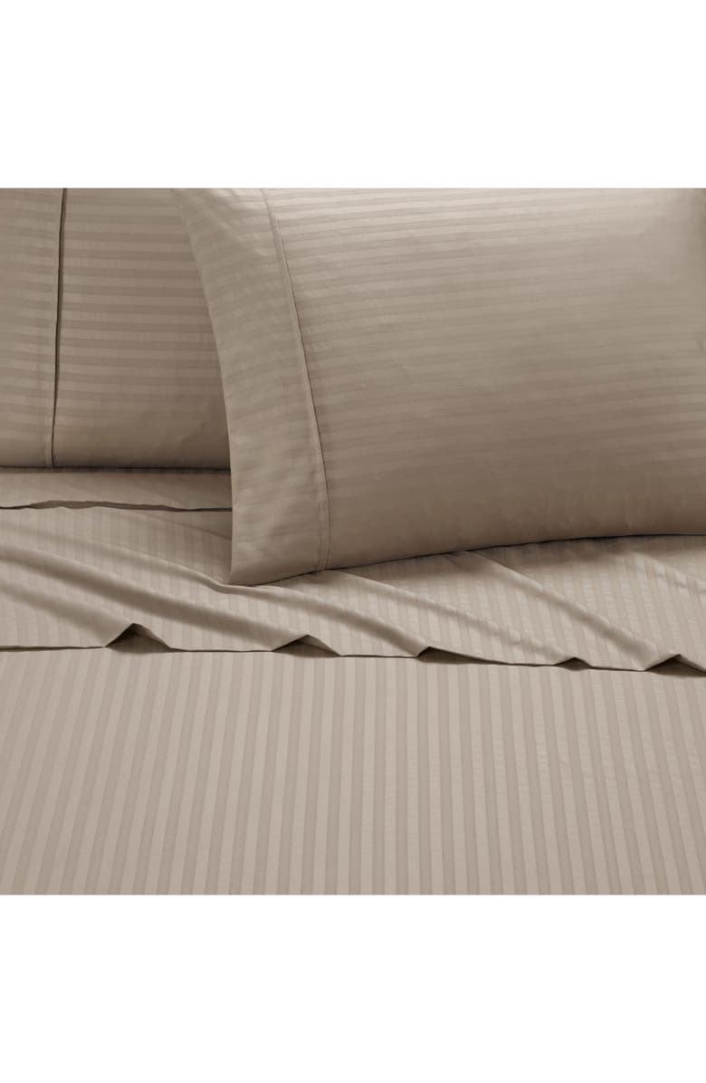 CHIC Sarina Solid with Stripe Sheet Set - Queen | Nordstromrack