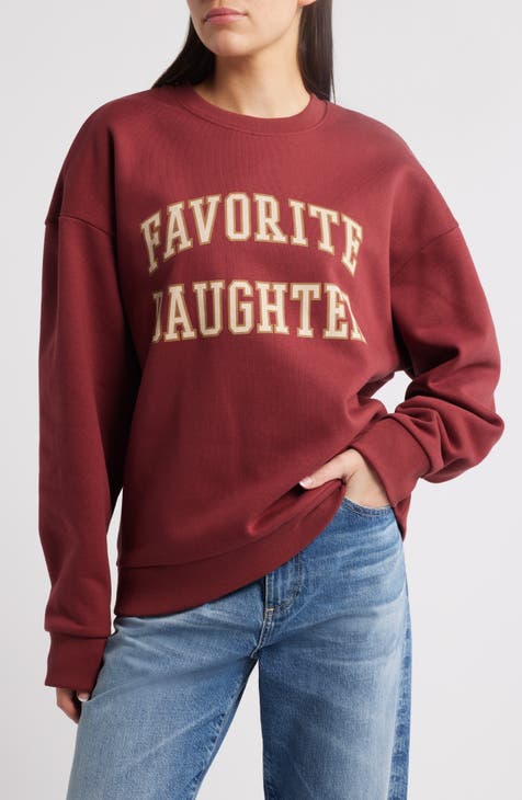 Collegiate Cotton Blend Sweatshirt
