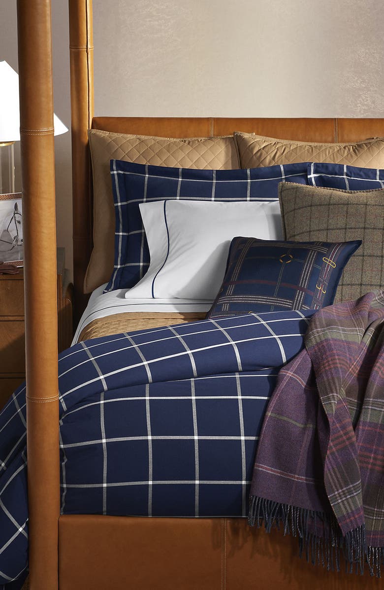 Ralph Lauren Platsfield Plaid Wool Throw Blanket | Nordstromrack