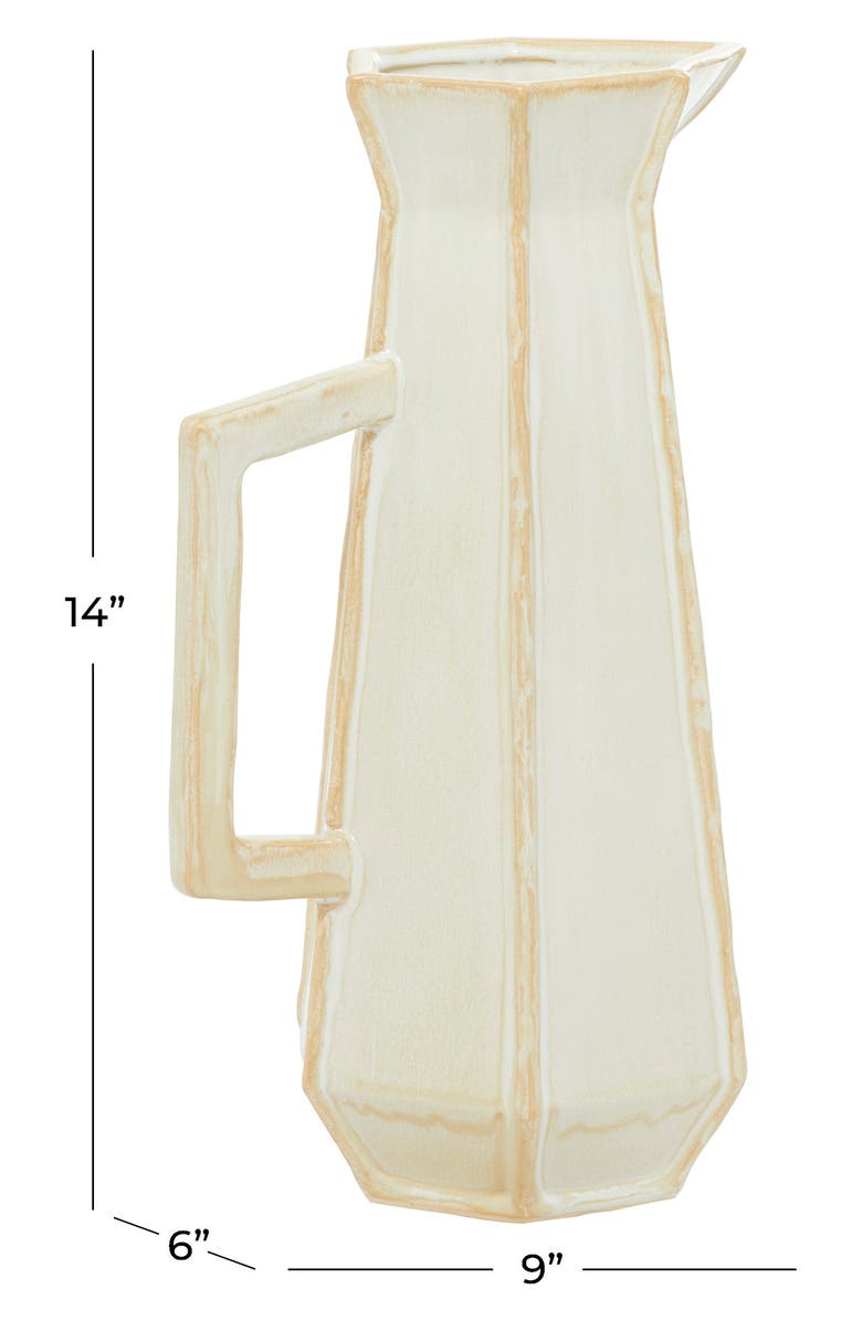 GINGER BIRCH STUDIO White Ceramic Handmade Vase | Nordstromrack