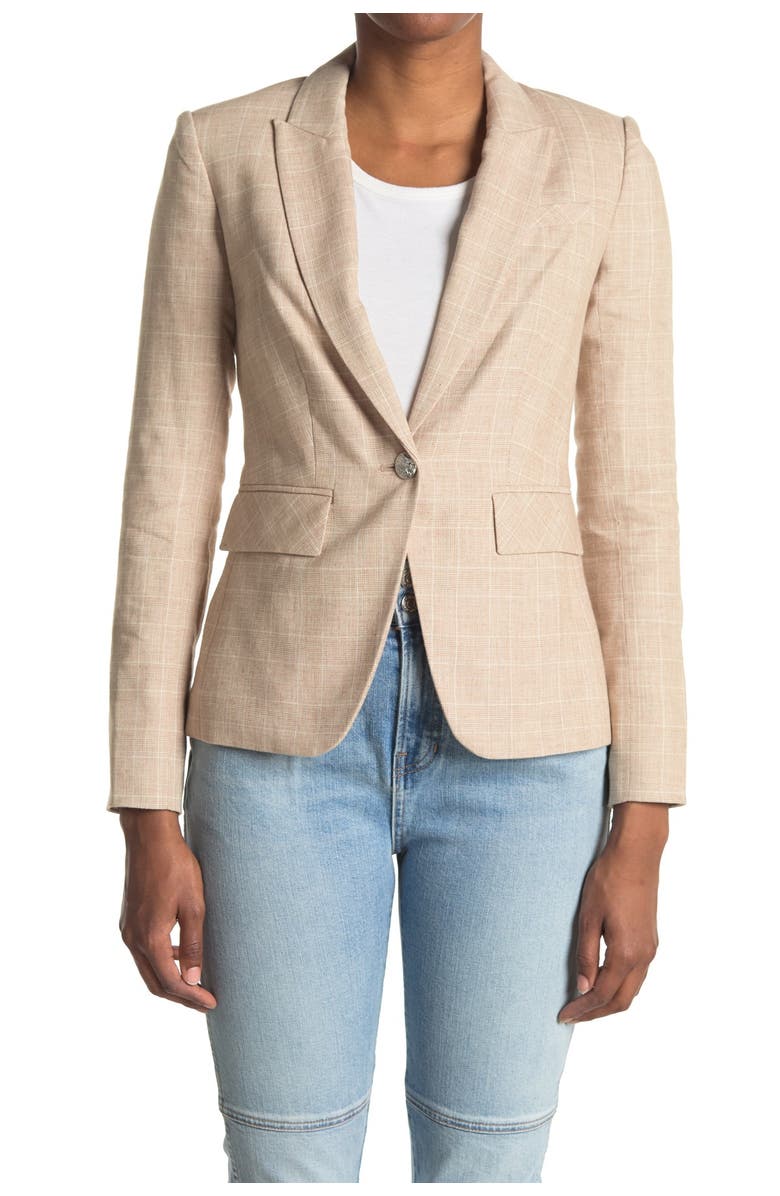 Veronica Beard Glen Plaid Cotton Blend Dickey Jacket | Nordstromrack
