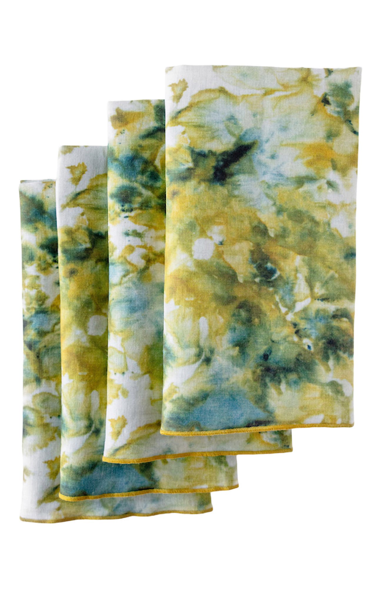 Goldie Home Green Marble Napkin Set of 4 | Nordstrom