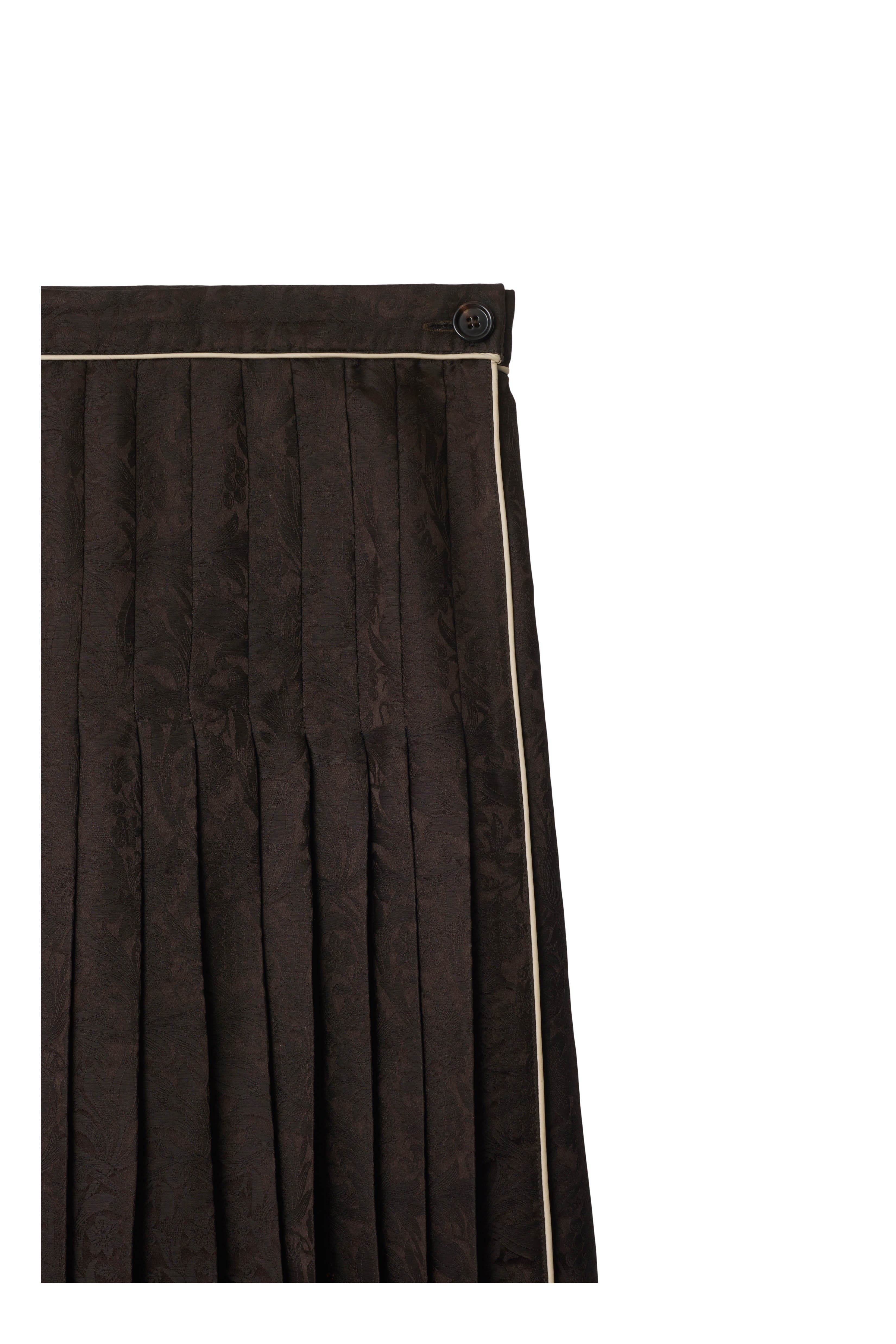Burberry Sunflower Pleated Silk Skirt | Nordstrom