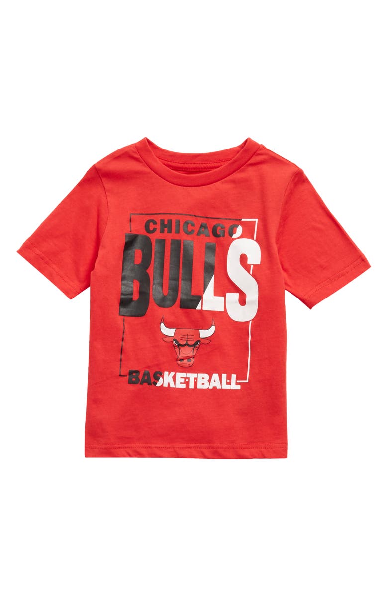 NBA Kids' NBA Chicago Bulls Coin Toss Crew Tee | Nordstromrack