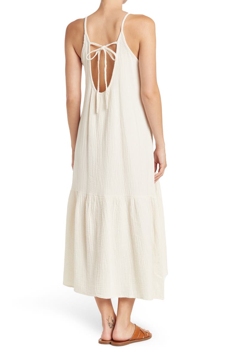 STITCHDROP Honolulu Crinkle Texture Midi Dress | Nordstromrack