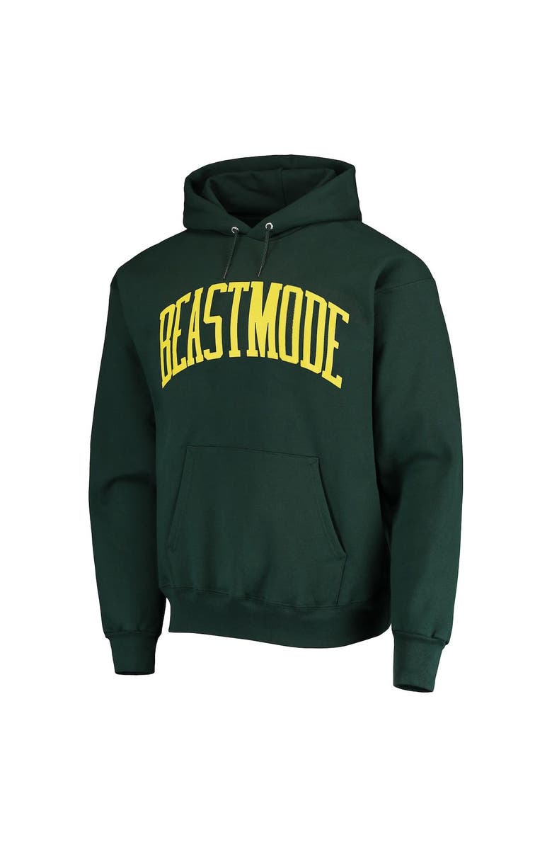 Beast Mode Men's Hunter Green Beast Mode Collegiate Wordmark Pullover ...