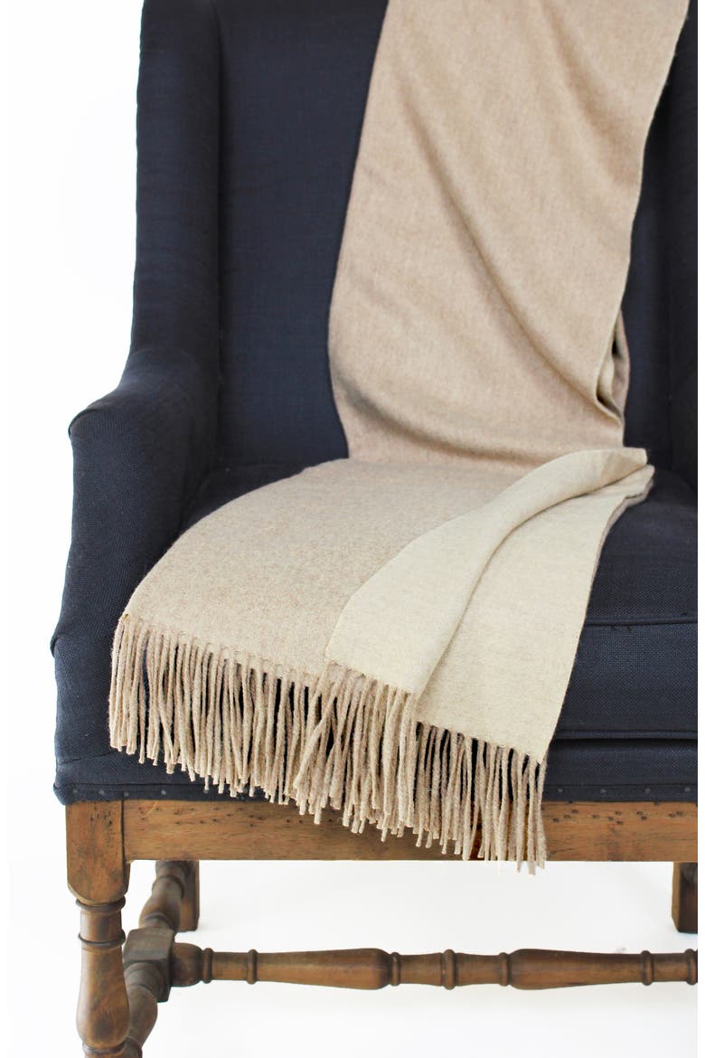 Australian Merino Wool Reverse Throw Blanket | Nordstromrack