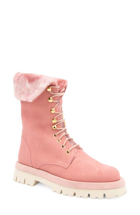 Pink Combat & Lace-Up Boots for Women | Nordstrom Rack