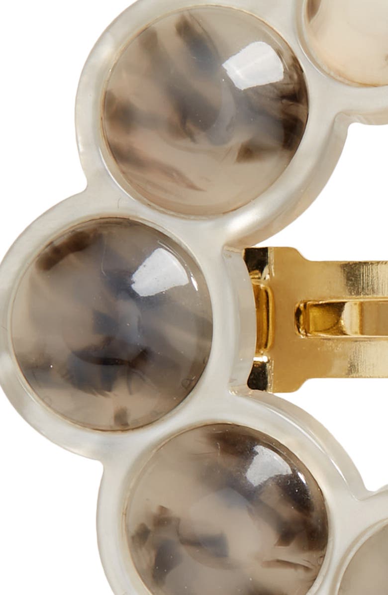 Alexandre de Paris Stone Oval Barrette | Nordstrom