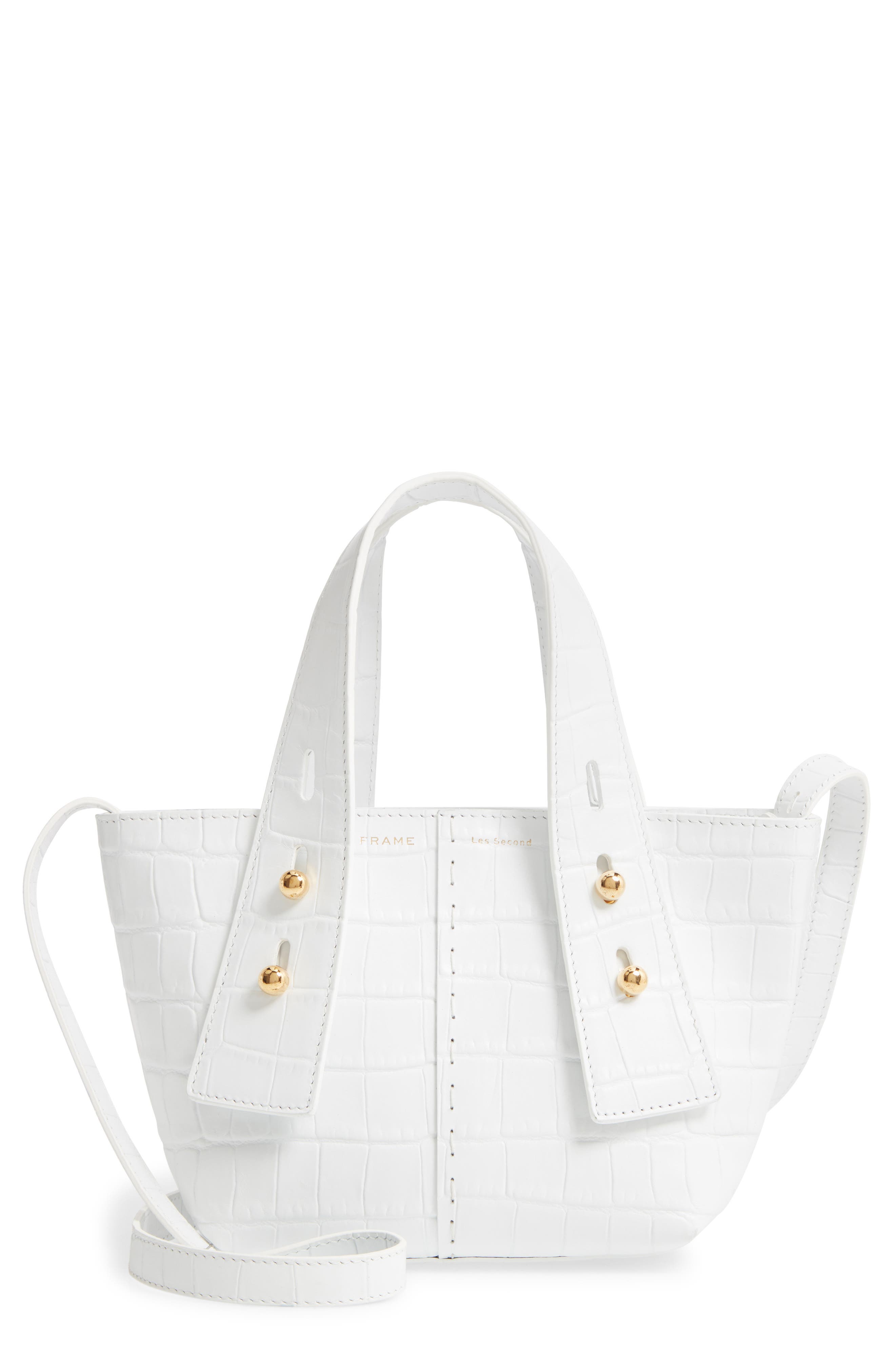 FRAME Les Second Mini Embossed Leather Crossbody Bag | Nordstromrack