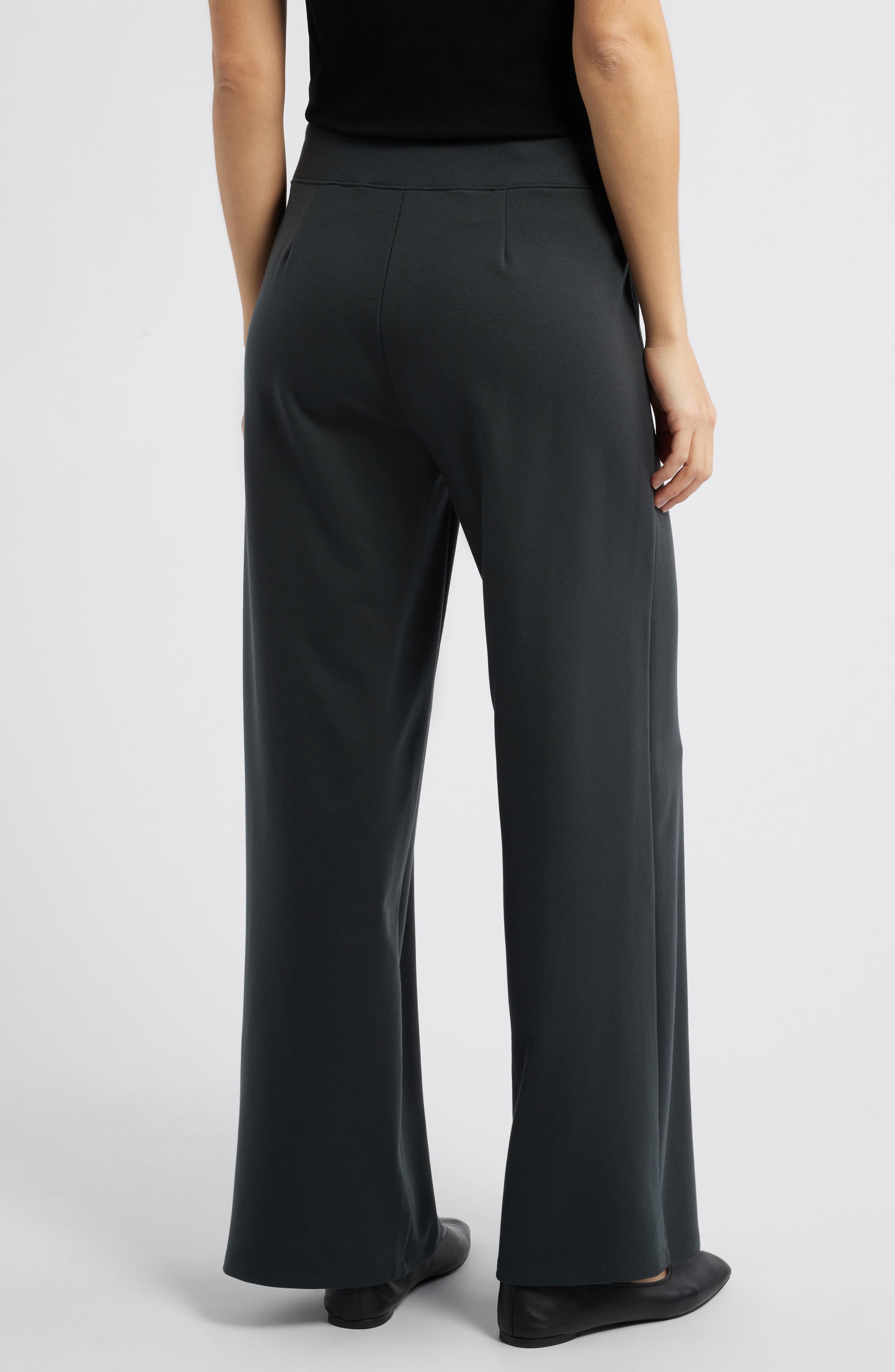Eileen Fisher Wide Leg Double Knit Pants | Nordstromrack