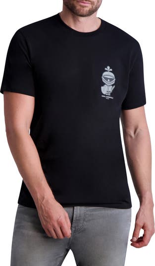 KARL LAGERFELD PARIS Mini Karl Knight Graphic Tee | Nordstromrack