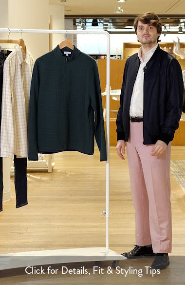 Peter Millar Quad Quilted Quarter Zip Pullover | Nordstrom