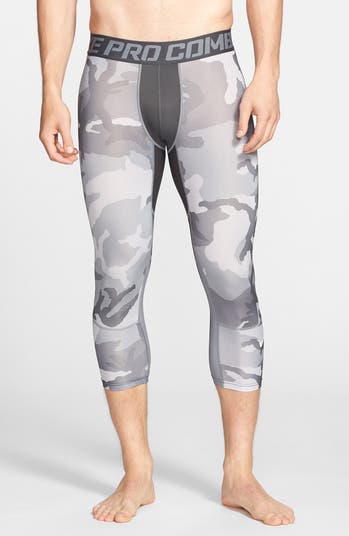Nike 'Pro Combat Core Compression' Hypercool Three-Quarter Tights ...