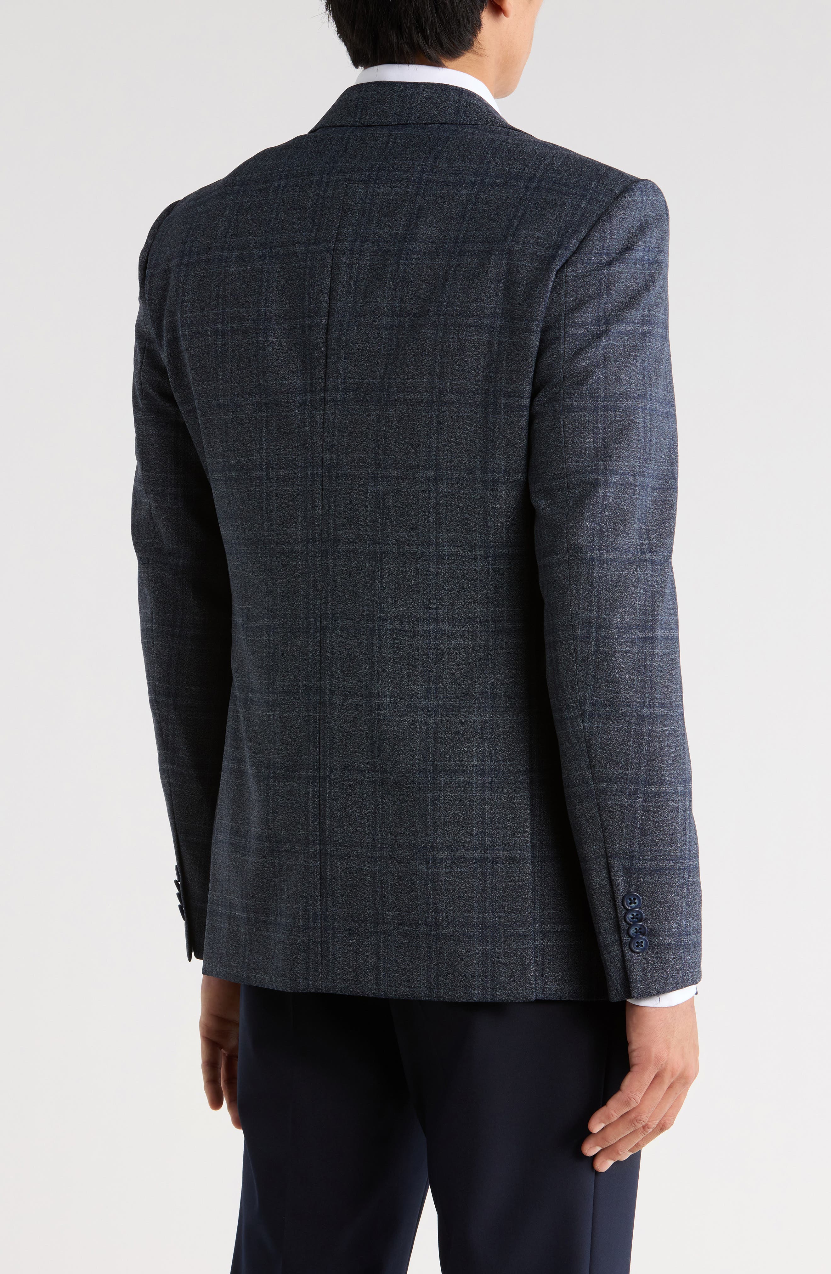 John Varvatos Star USA Plaid Two-Button Sport Coat | Nordstromrack