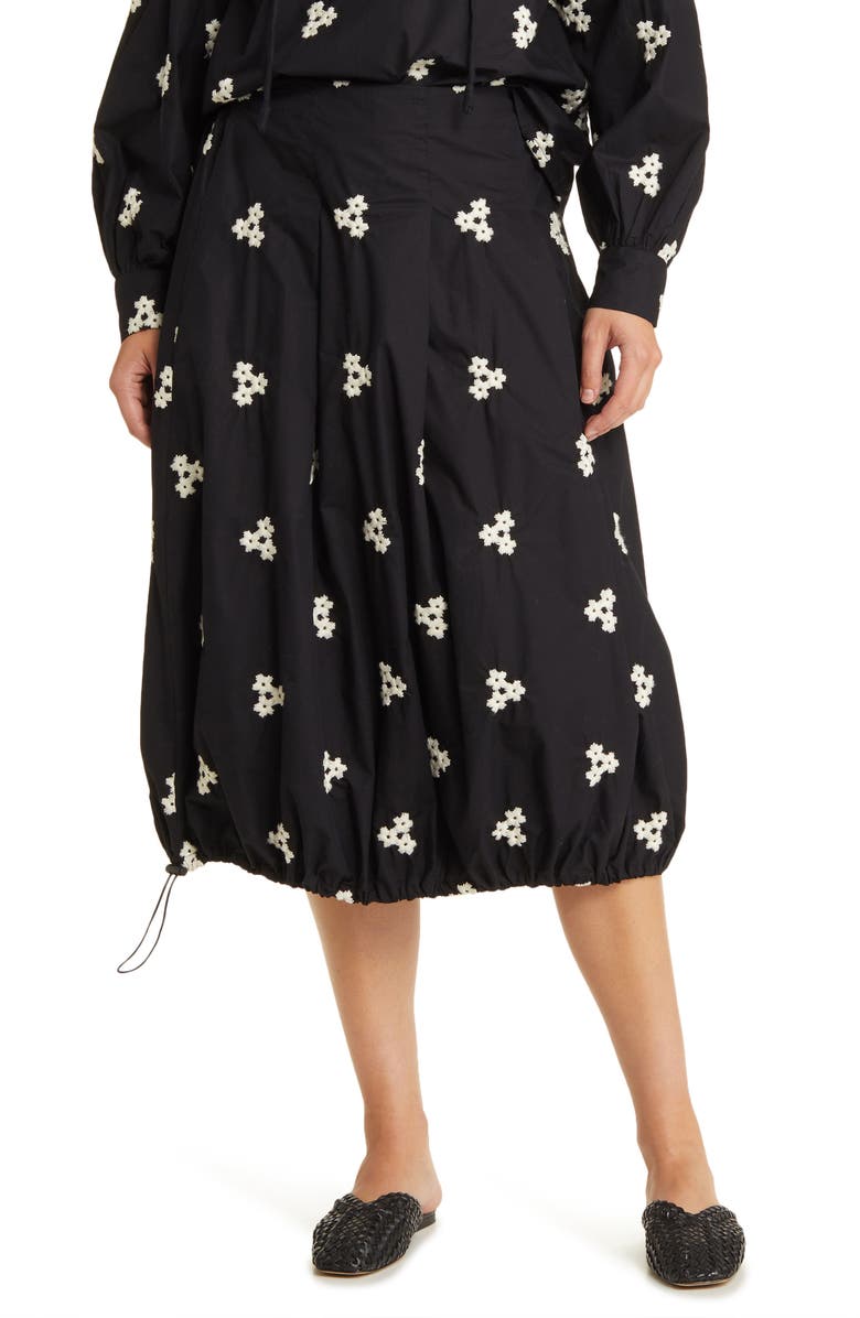 Masai Copenhagen Steph Floral Embroidery Bubble Skirt | Nordstromrack