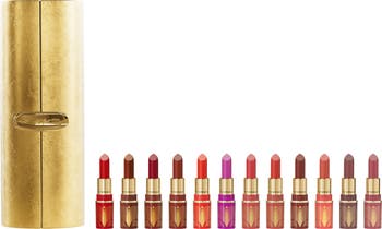 MAC Cosmetics Golden Girls Mini Lustreglass Lipstick Set $180 Value ...