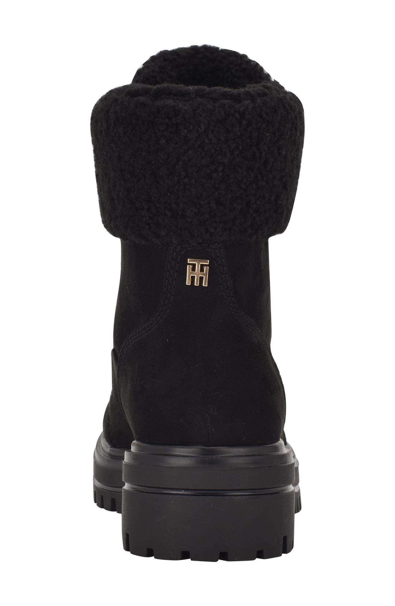 Tommy Hilfiger Faby Faux Shearling Cuff Hiker Boot (Women) | Nordstromrack
