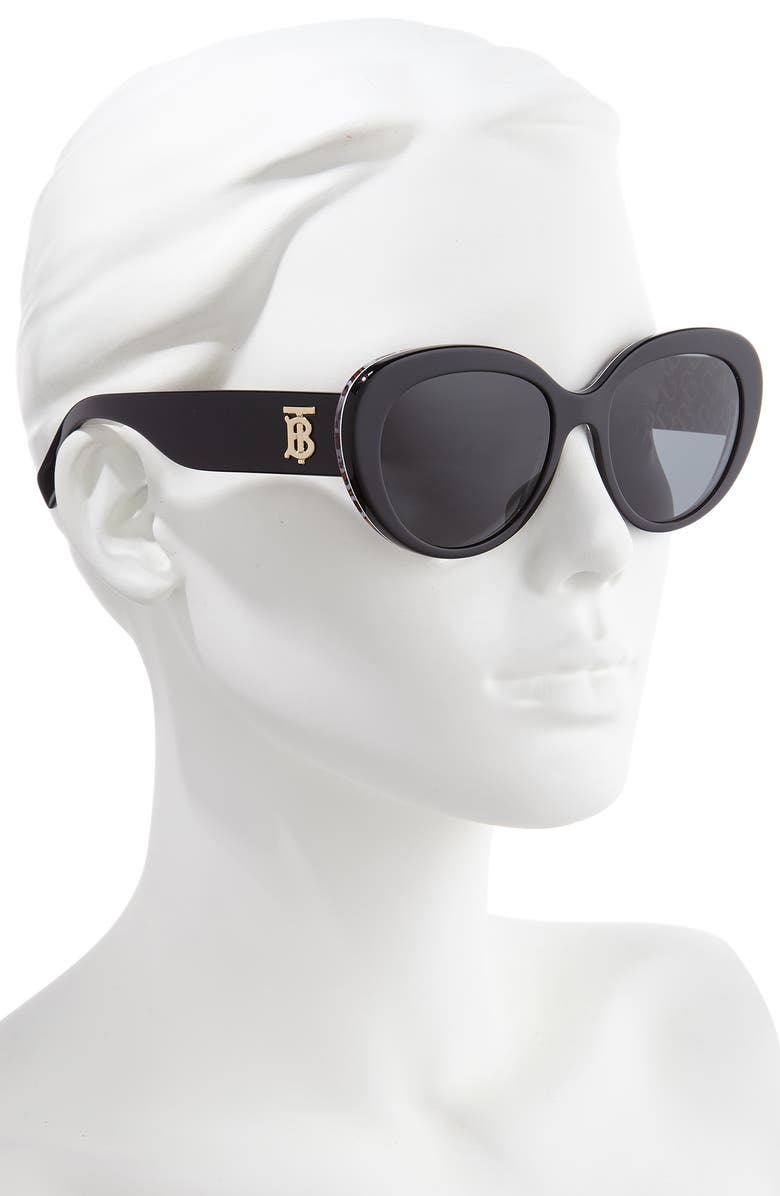 Burberry 54mm Round Cat Eye Sunglasses | Nordstrom