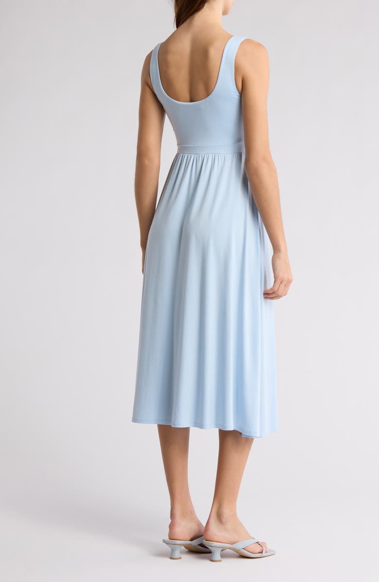 French Connection Sleeveless Front Slit Jersey Midi Dress | Nordstromrack