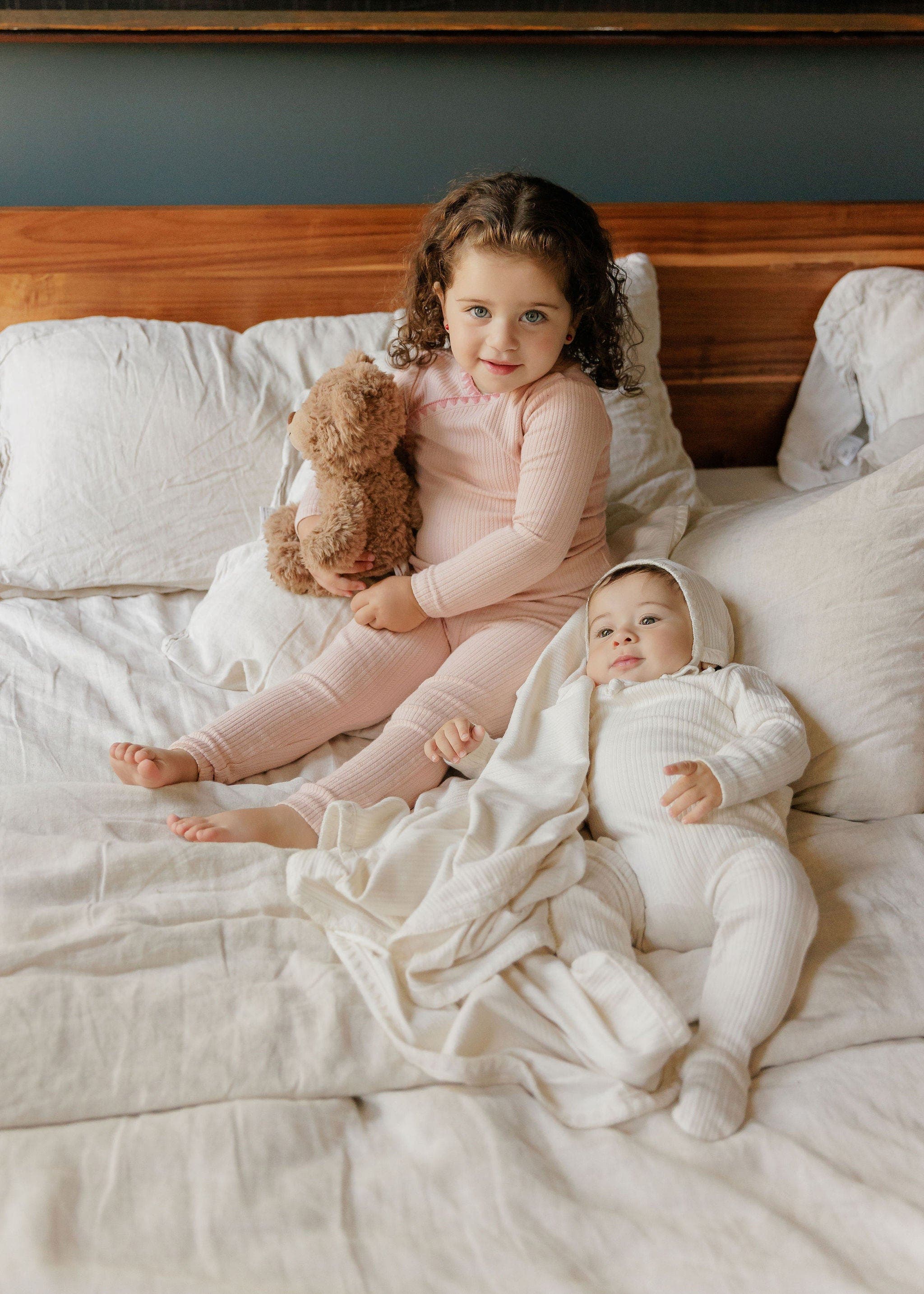 Ely's & Co. Whip Stitch Collection - Footie + Bonnet | Nordstrom