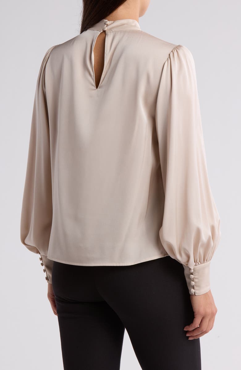 Elie Tahari The Tiffany Stretch Silk Long Sleeve Blouse | Nordstromrack
