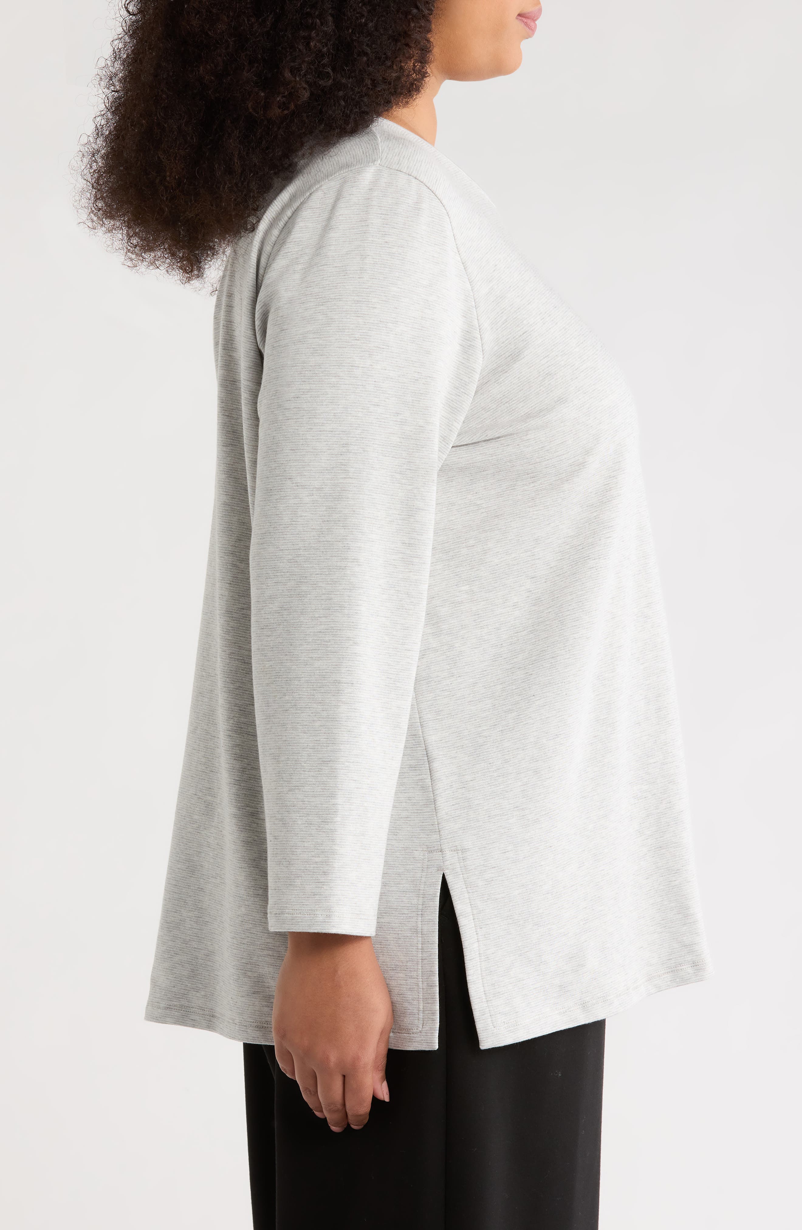 Eileen Fisher Long Sleeve Tunic Top | Nordstromrack