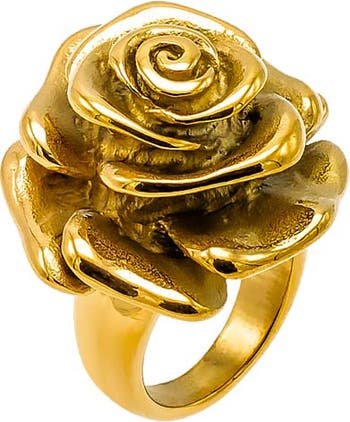 BY ADINA EDEN Rose Flower Statement Ring | Nordstrom