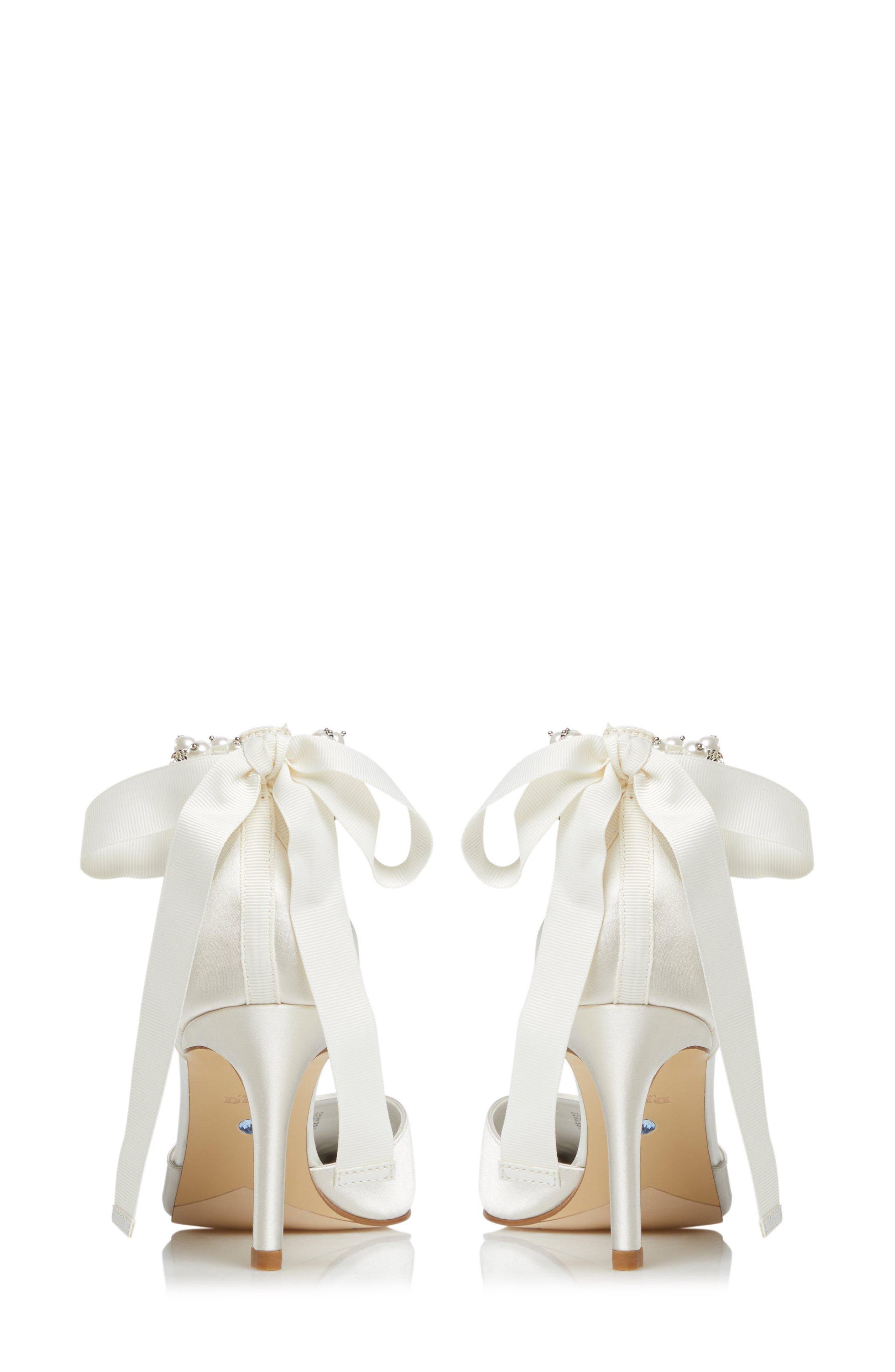 Dune London Clarettes Imitation Pearl Pointed Toe Pump (Women) | Nordstrom