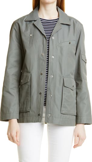 Club Monaco Cotton & Nylon Utility Jacket | Nordstrom