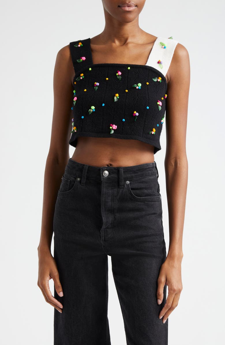 YanYan Rosie Knit Wool Crop Top | Nordstromrack