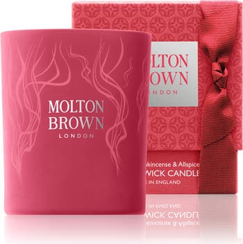 MOLTON BROWN Festive Frankincense & Allspice 6.3oz. Single Wick Candle ...