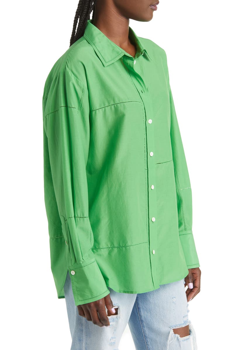 FRAME The Oversize Ladder Stitch Shirt | Nordstromrack