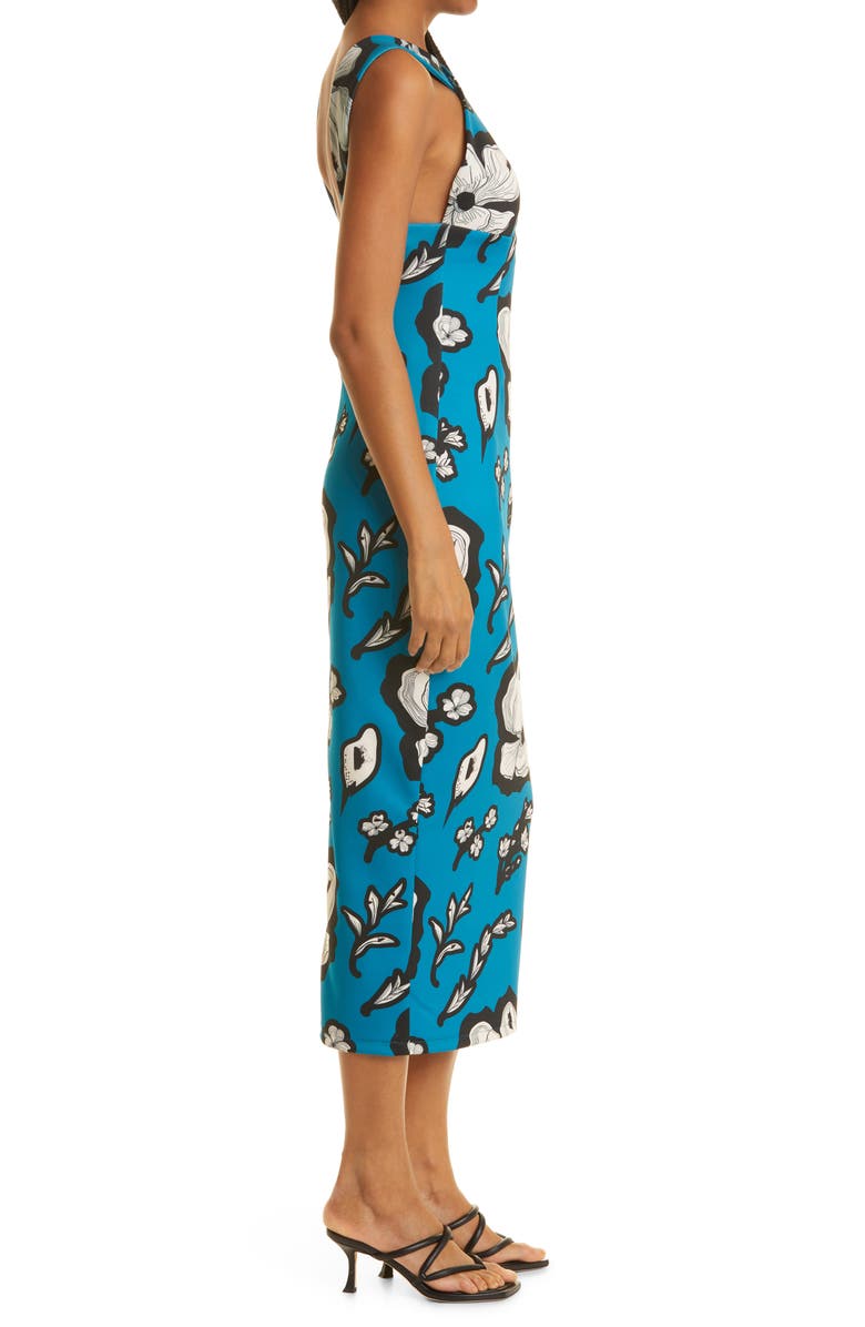 Kimberly Goldson Chrissi Floral Cutout Detail Bodycon Dress | Nordstromrack