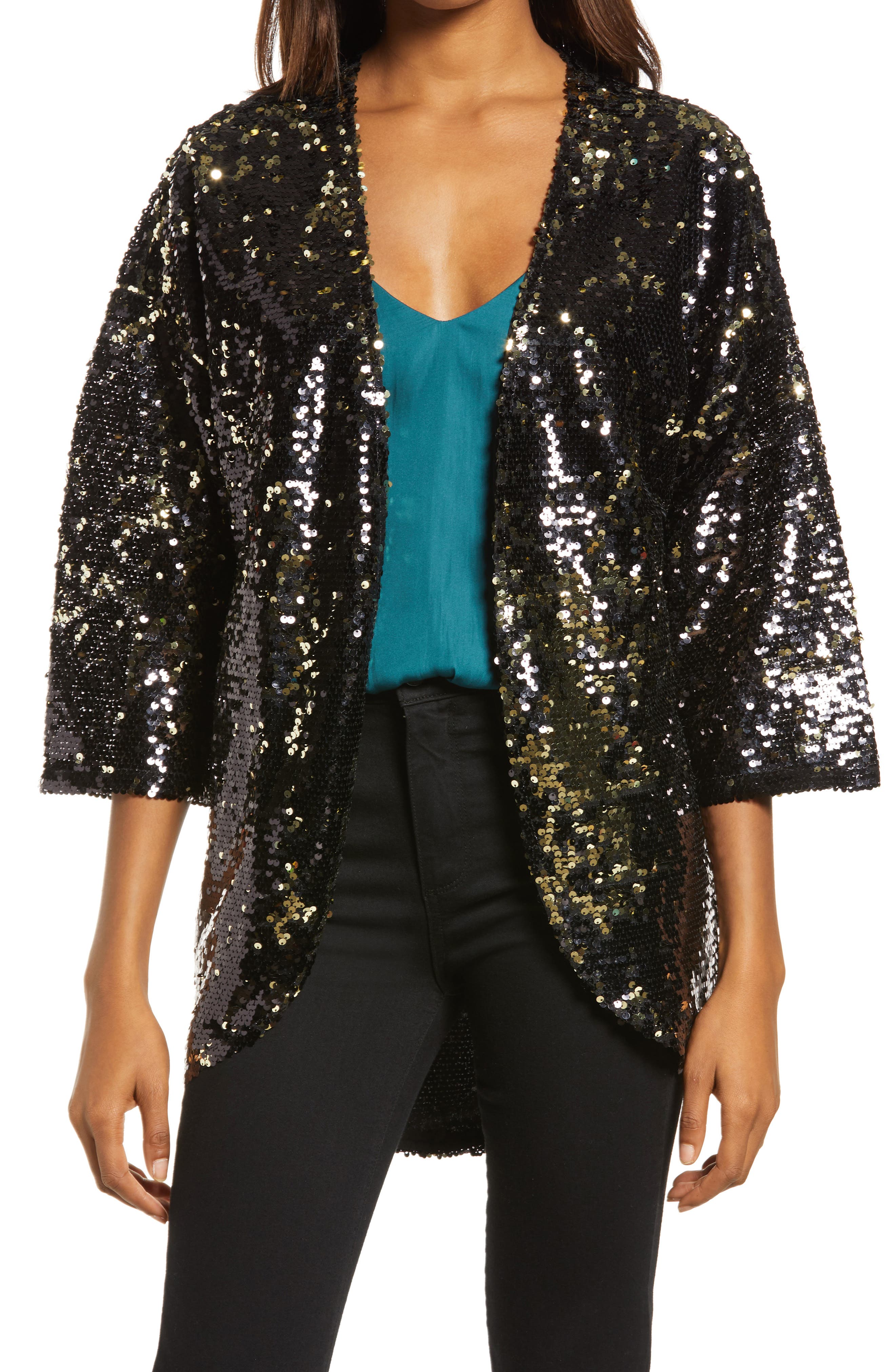 Chelsea28 Sequin Shrug Jacket | Nordstromrack