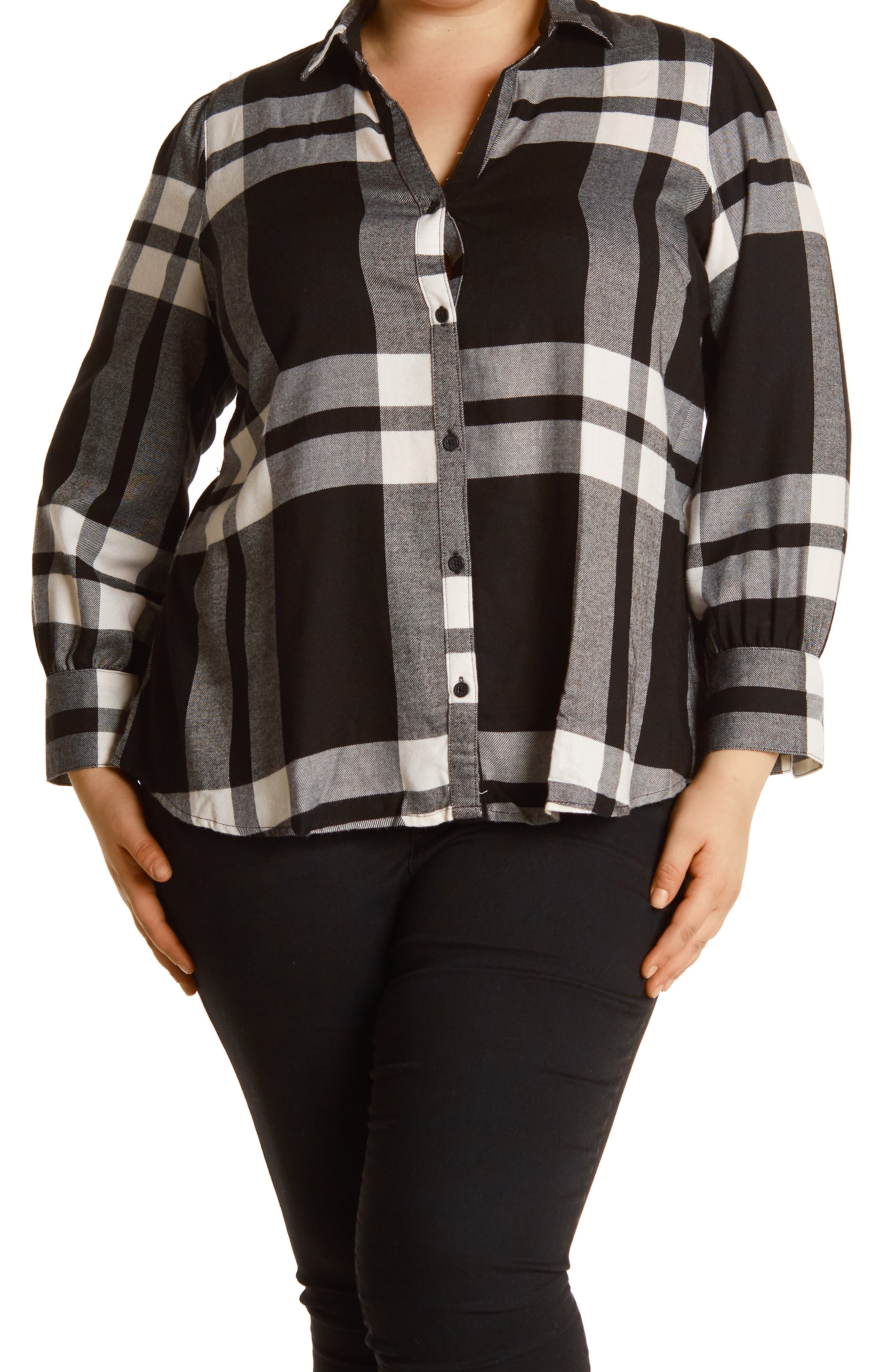 COMO VINTAGE Plaid Button Down Shirt | Nordstromrack