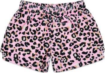 Iscream Kids' Leopard Plush Shorts | Nordstromrack