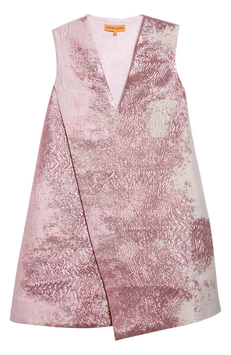 Stine Goya Tamar Metallic Textured Satin Minidress | Nordstromrack
