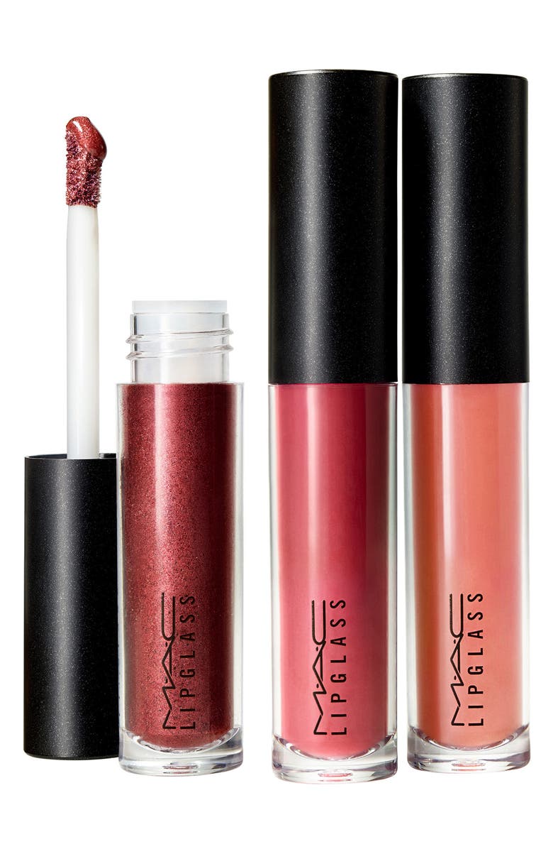 MAC Cosmetics MAC Fireworked Travel Size Lipglass Set | Nordstrom