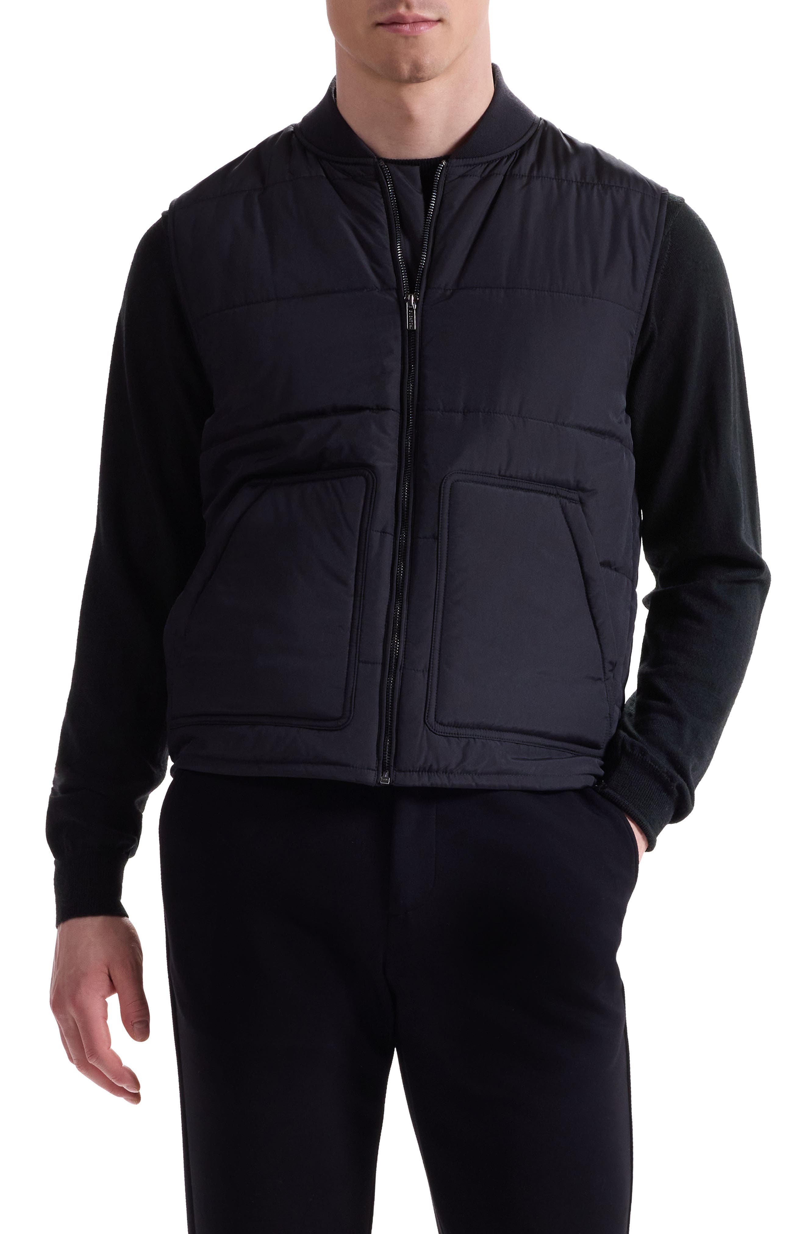 Bugatchi Tweed Jacket with Removable Quilted Vest | Nordstromrack