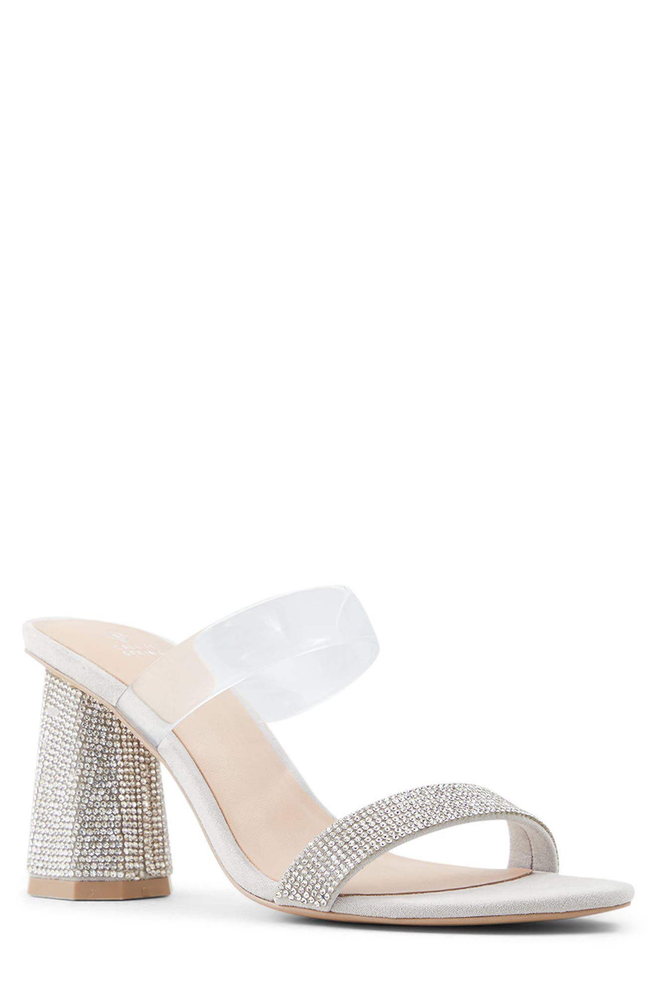 CALL IT SPRING Galoelian Crystal Embellished Block Heel Sandal (Women ...