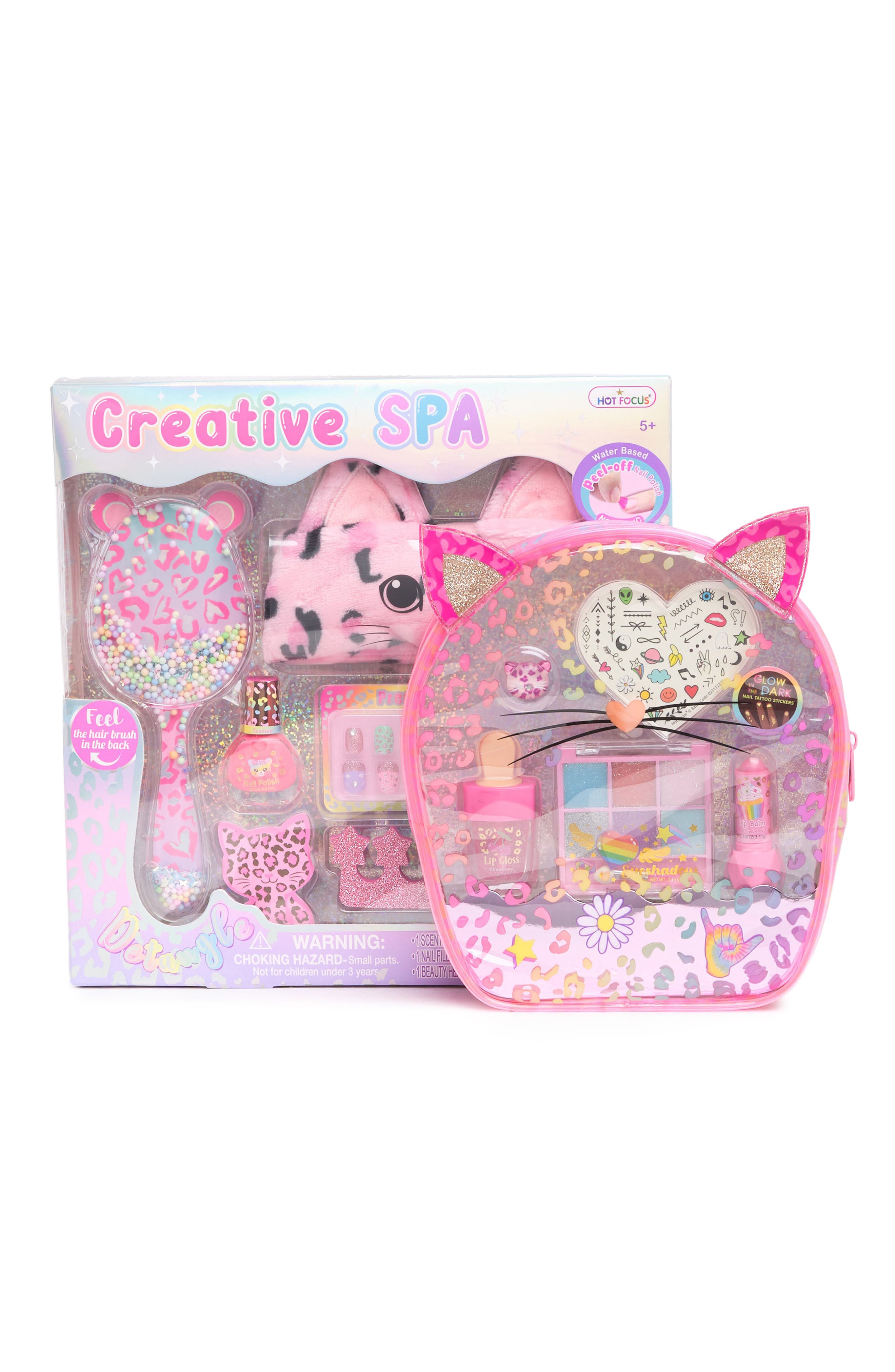HOT FOCUS Kids' Leopard Assorted Beauty Set | Nordstromrack