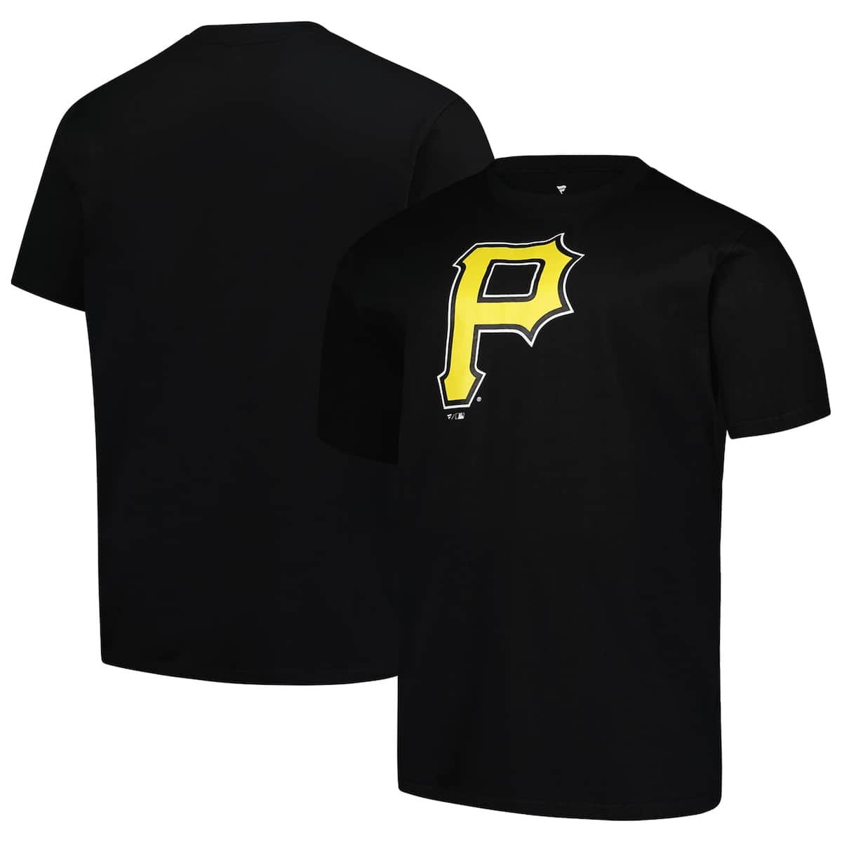 PROFILE Men's Profile Black Pittsburgh Pirates Big & Tall Primary Logo ...