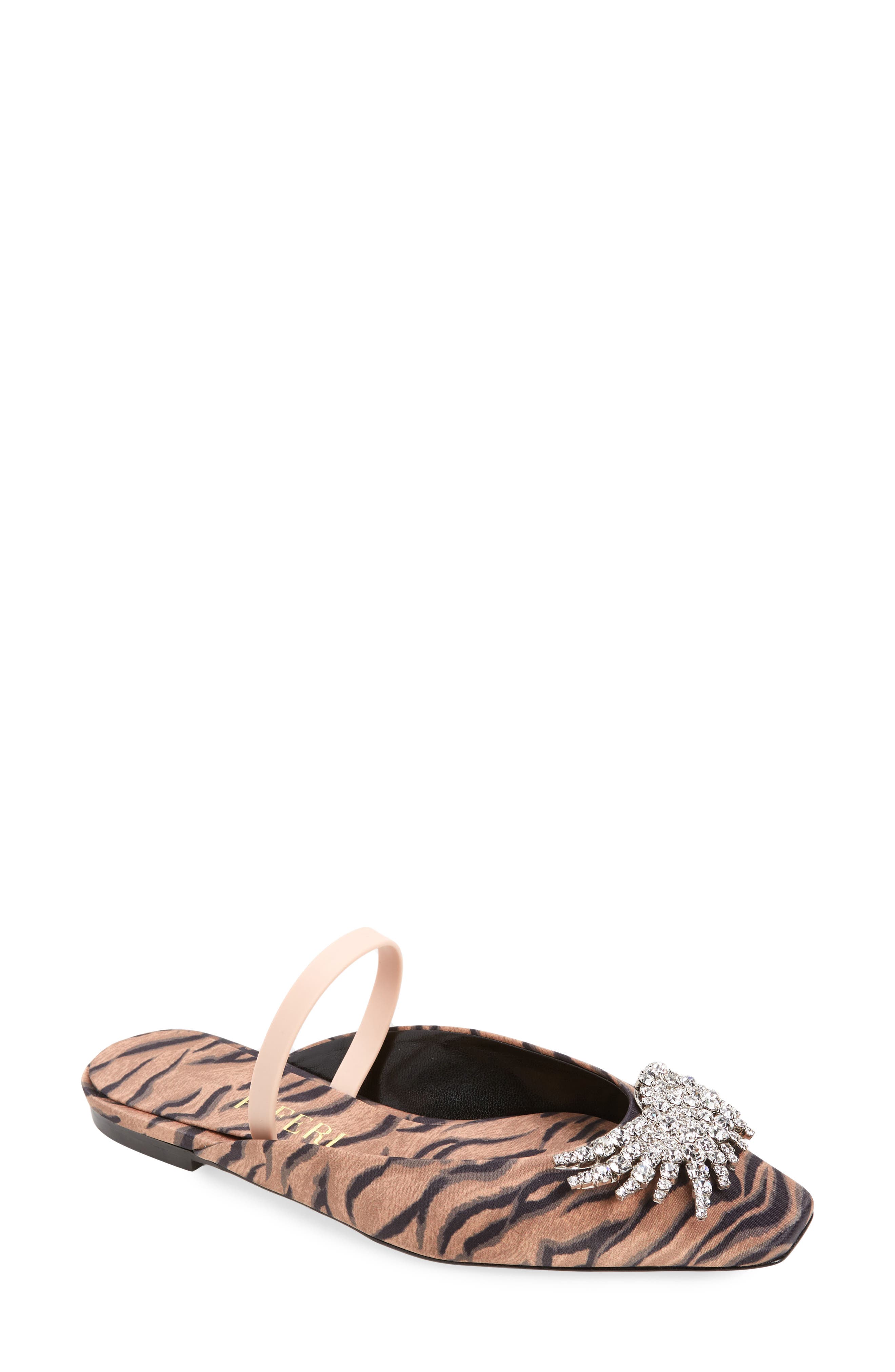 Piferi Drizella Crystal Embellished Slingback Flat (Women) | Nordstromrack