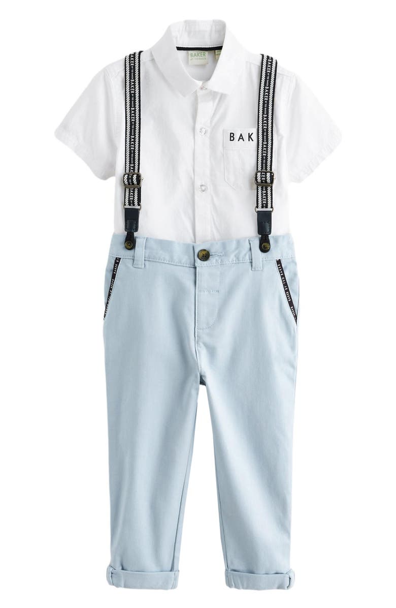 Baker by Ted Baker Kids' Short Sleeve Button-Up Shirt, Trousers ...