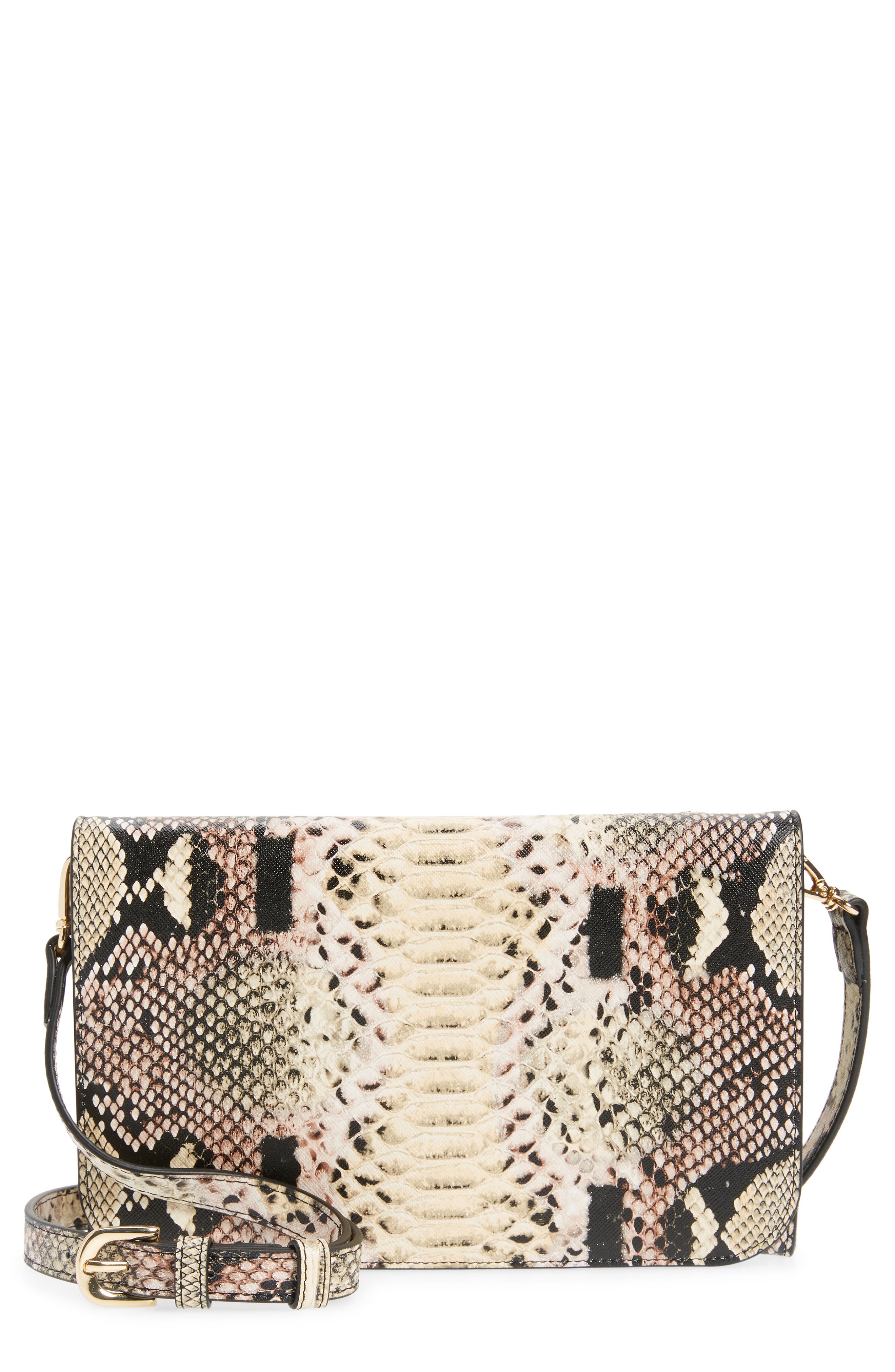 Nordstrom Ronan Wos Saffino Snakeskin Embossed Crossbody Bag (Women ...