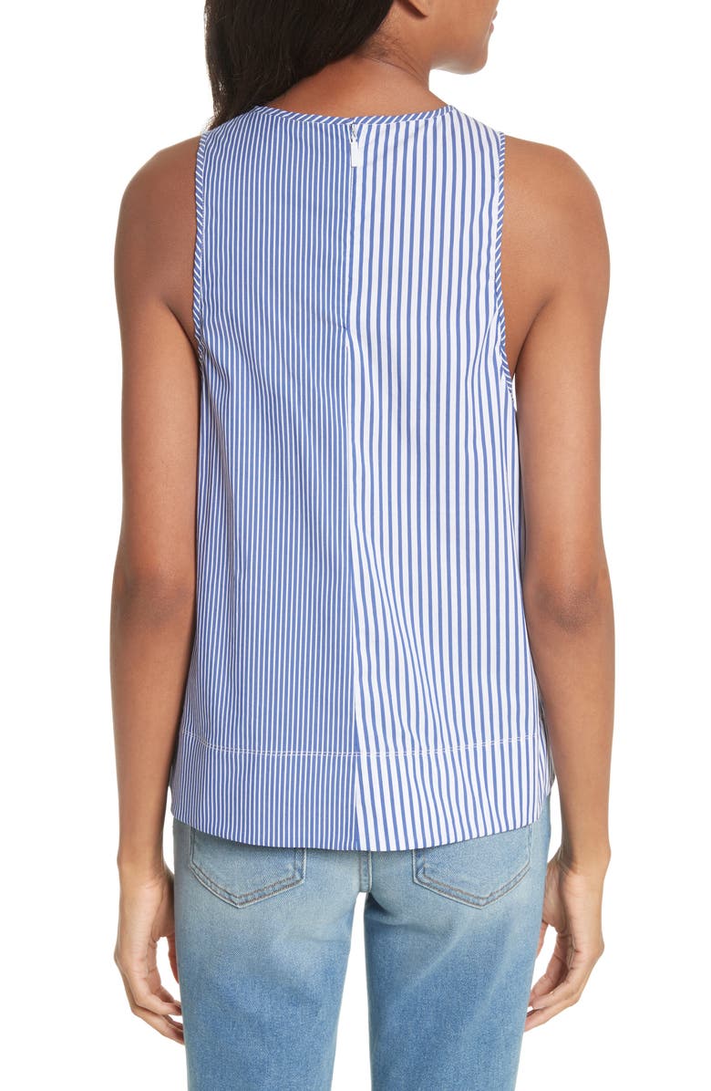 Tibi Colorblock Stripe Tank | Nordstrom