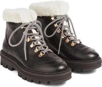 LK Bennett Jesse Faux Shearling Cuff Boot (Women) | Nordstromrack